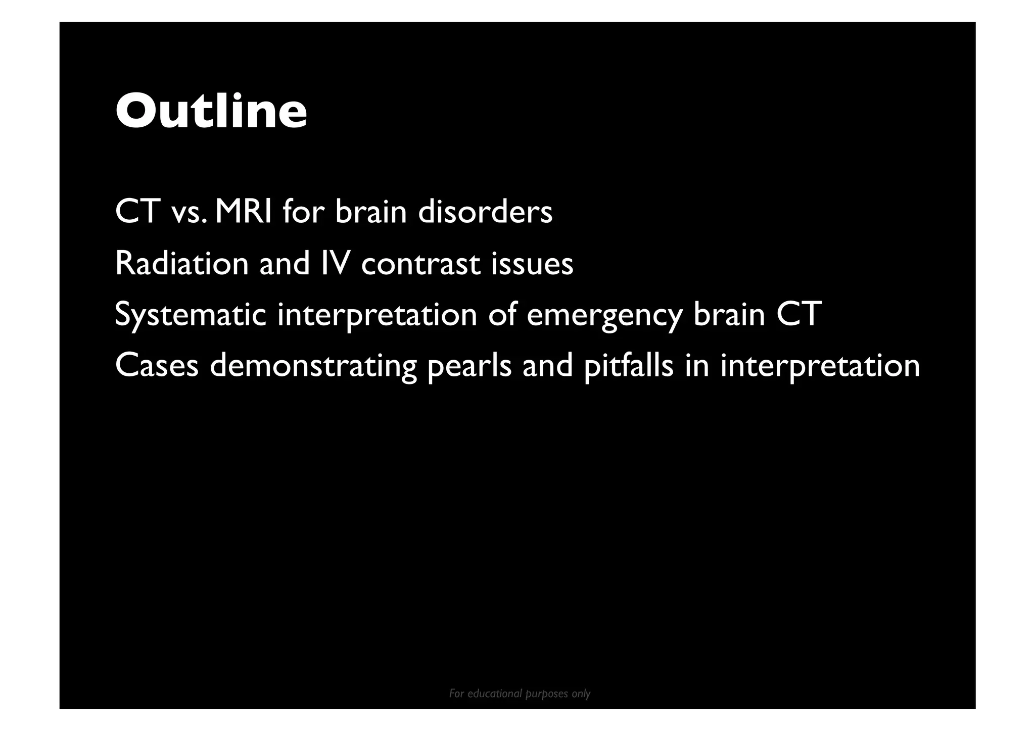Neuro-imaging in Emergency Conditions | PDF