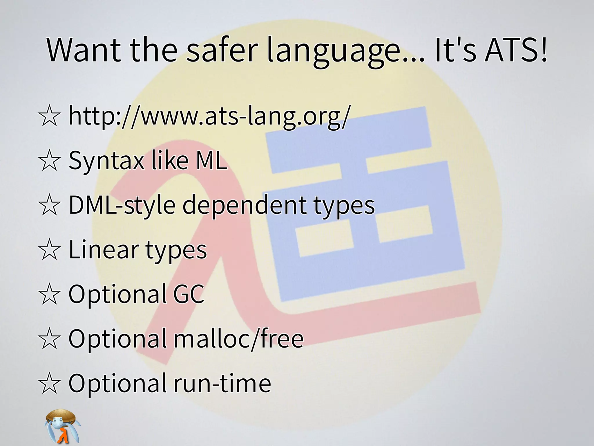 ATS language overview' | PPT