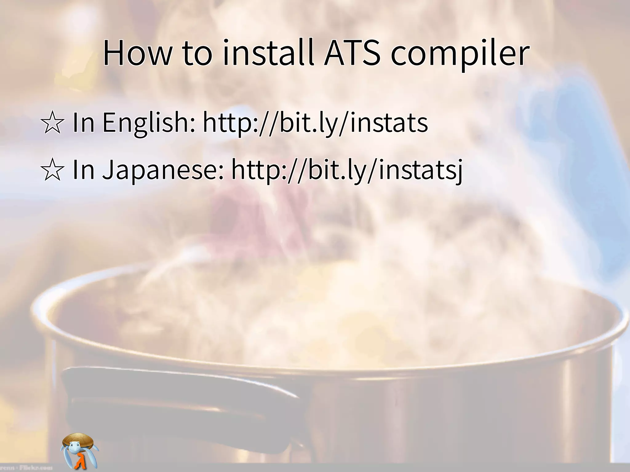 ATS language overview' | PPT