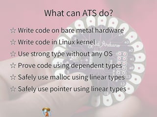ATS language overview' | PPT