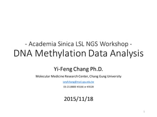 DNA Methylation Data Analysis | PDF