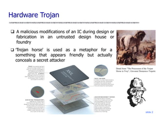 Scan Segmentation Approach to Magnify Detection Sensitivity for Tiny Hardware Trojan | PPT