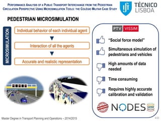Performance analysis of a public transport interchange from the ...