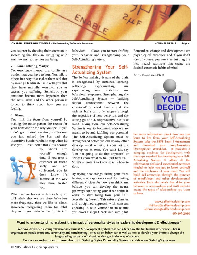 Understanding Defensive Behaviour | PDF