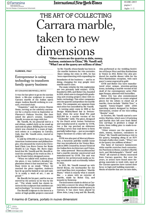 Carrara Marble, taken to new dimension | PDF
