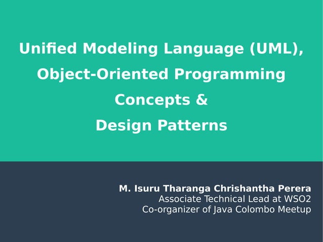 Unified Modeling Language Uml Object Oriented Programming Concepts And Design Patterns Pdf
