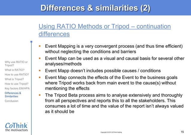 CoThink RATIO Approach and Tripod Beta | PPT