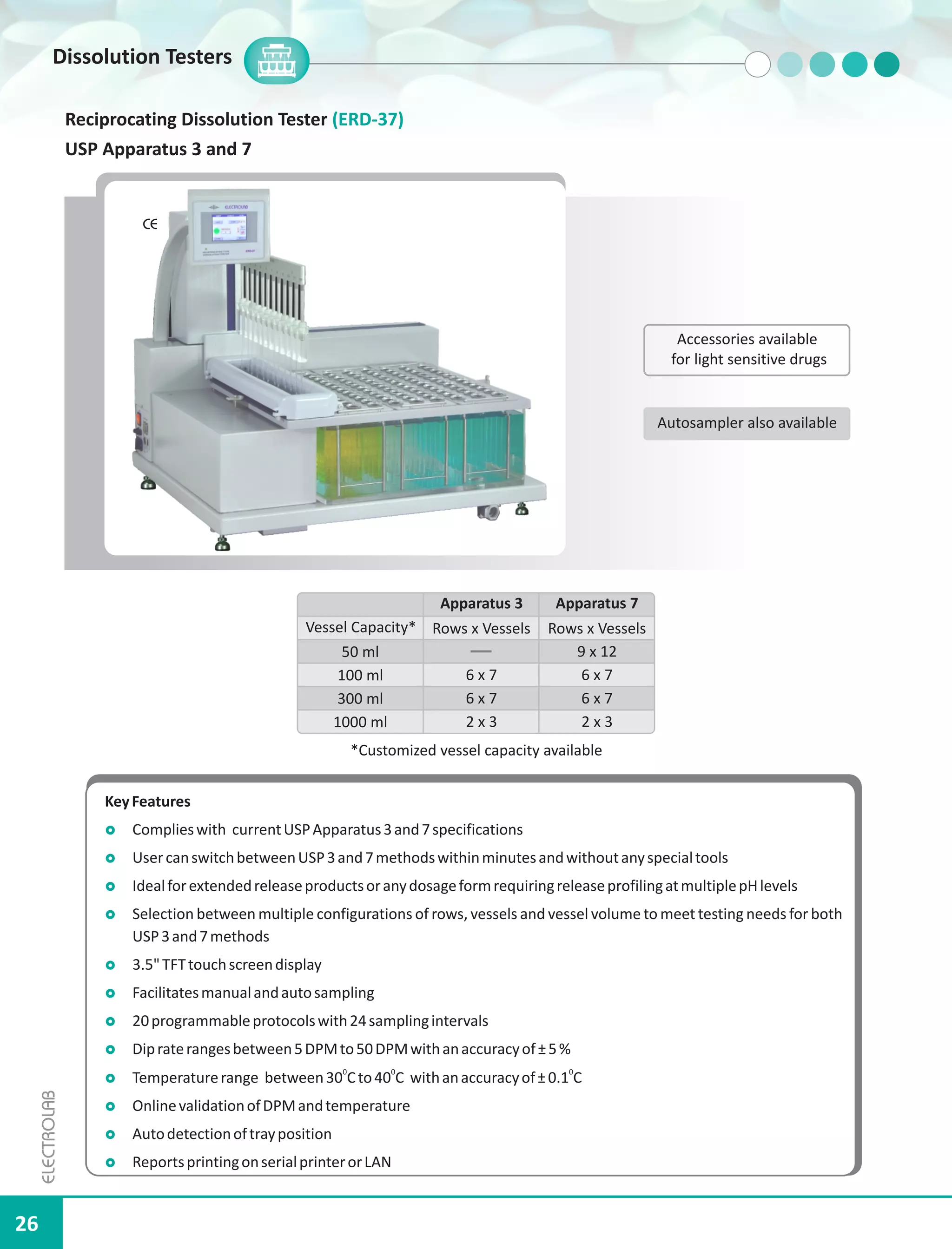 Electrolab equipment catalogue | PDF