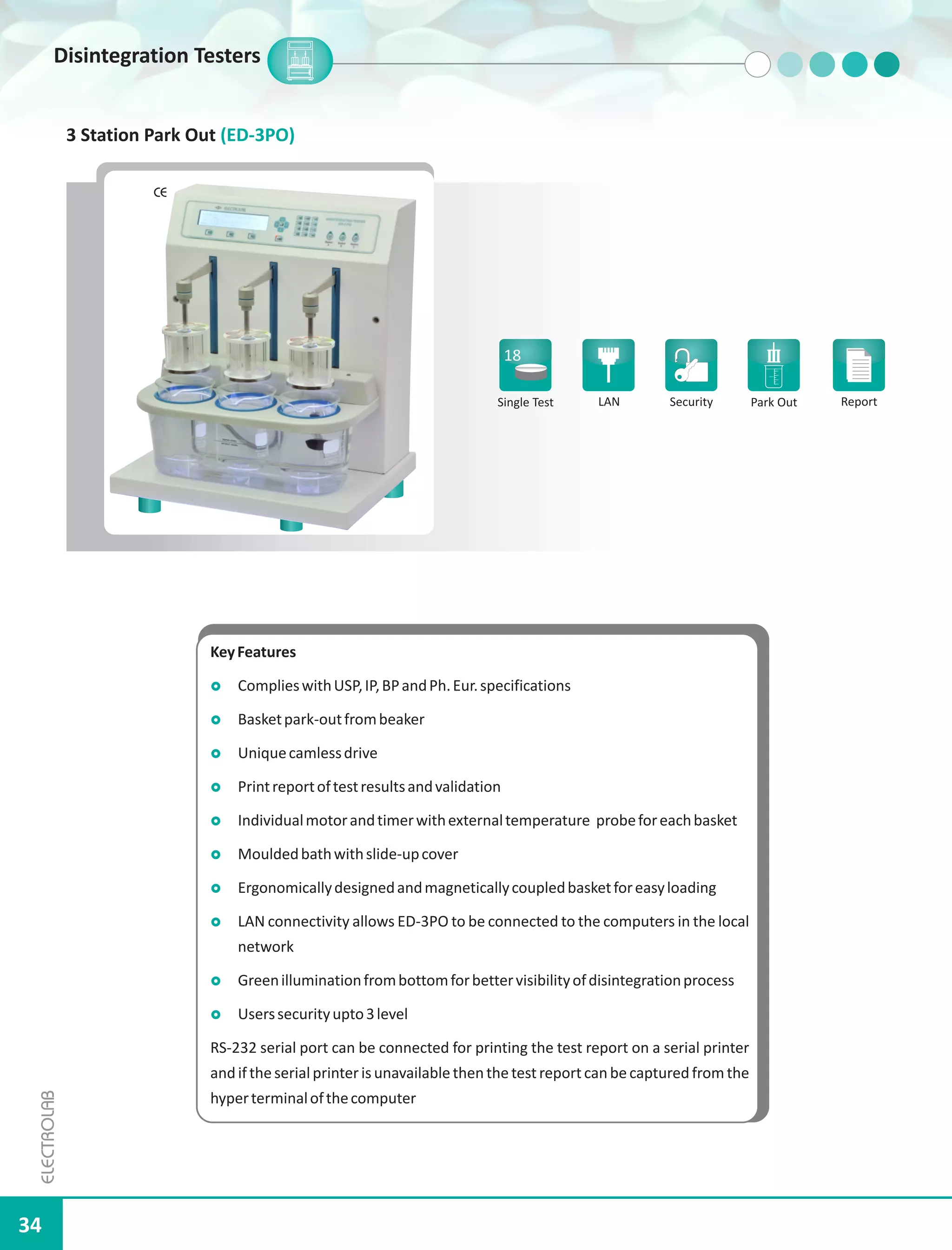 Electrolab equipment catalogue | PDF