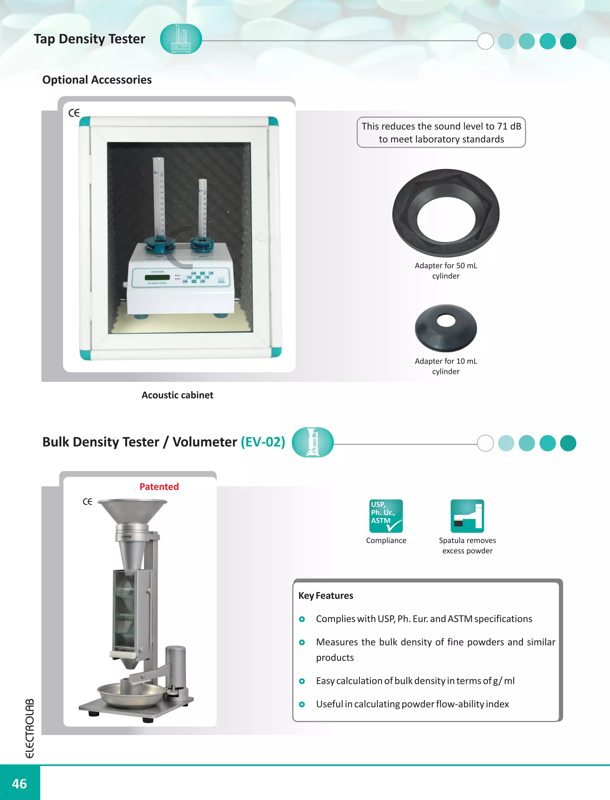 Electrolab equipment catalogue | PDF