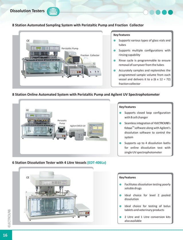 Electrolab equipment catalogue | PDF