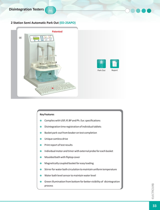 Electrolab equipment catalogue | PDF