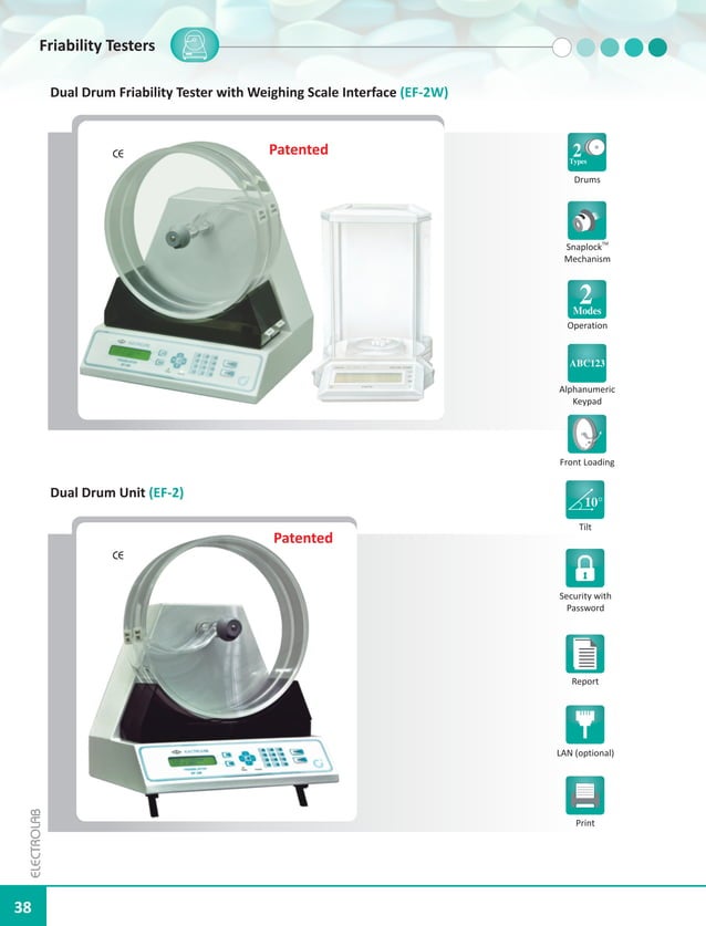 Electrolab equipment catalogue | PDF