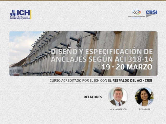 Implementación de requisitos para anclajes en hormigón del código ACI ...