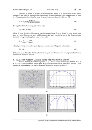Designing large-scale antenna array using sub-array | PDF