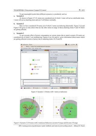RPL routing protocol performance under sinkhole and selective forwarding attack: experimental ...