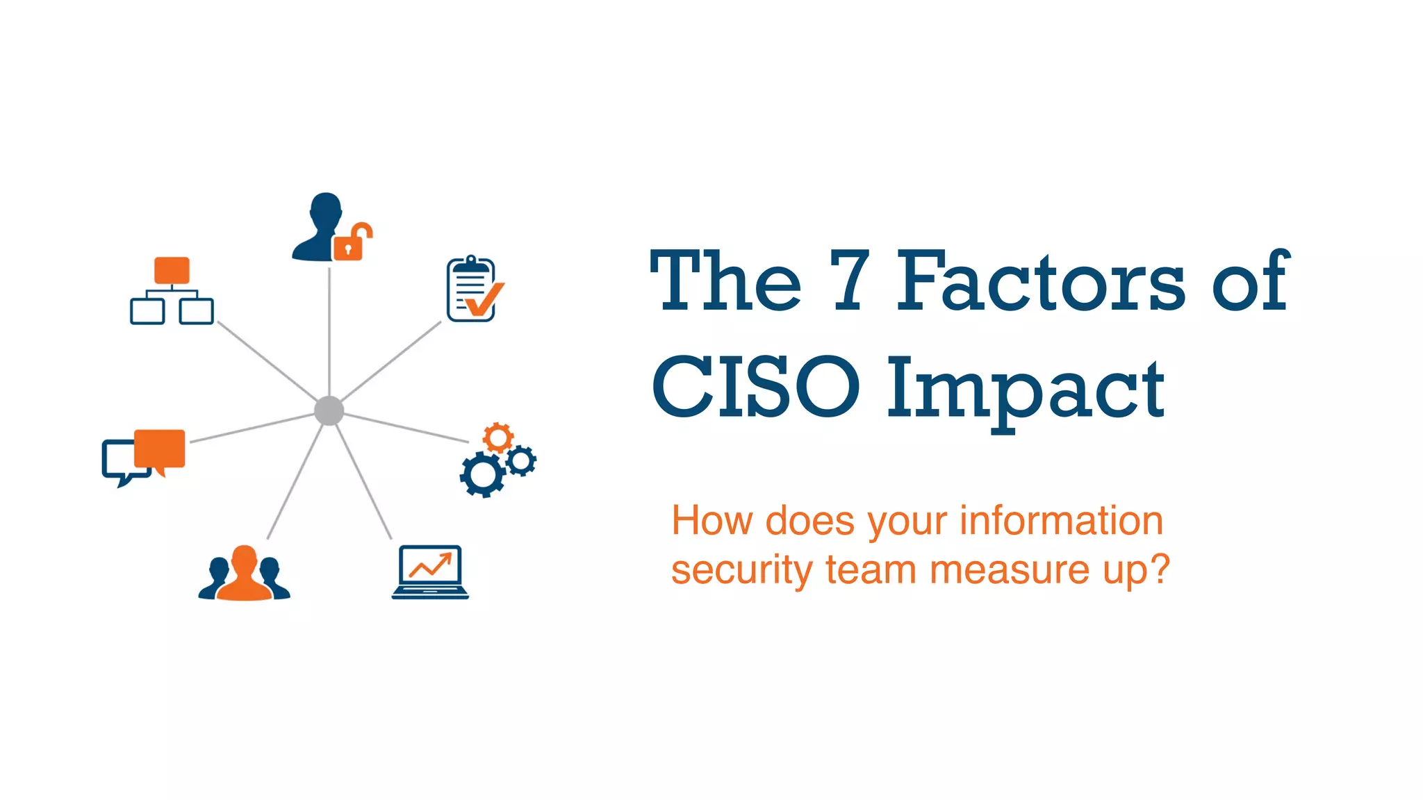 The 7 Factors of CISO Impact | PPT