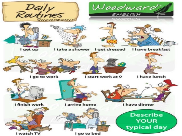 Daily Routines Useful Words To Describe Your Daily Activities Dcd