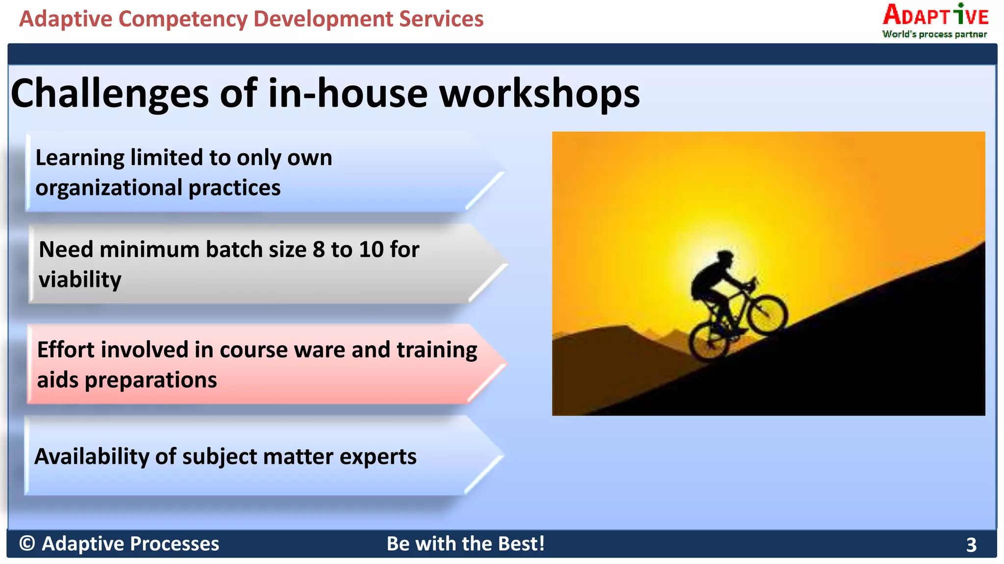 Adaptive Processes's competency development services | PPT