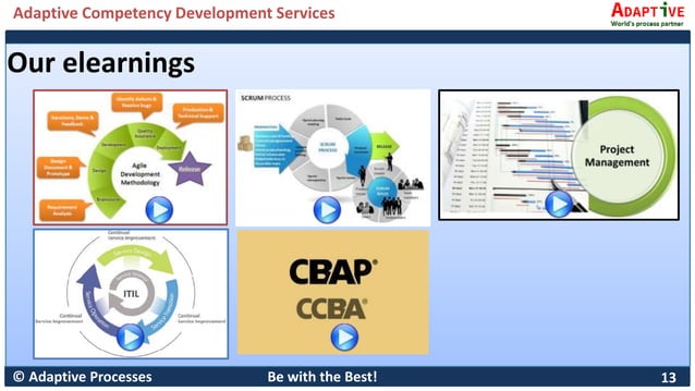 Adaptive Processes's competency development services | PPT