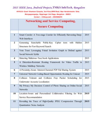 2015 and 2016 ieee for Network Security | PDF