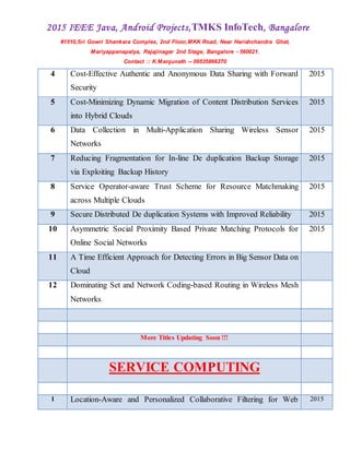 2015 and 2016 ieee for Network Security | PDF