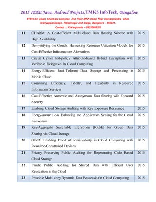 2015 and 2016 ieee for Network Security | PDF