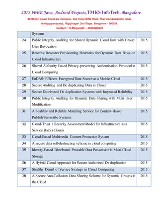2015 and 2016 ieee for Network Security | PDF