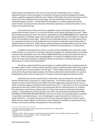 2015 anti access area denial | PDF