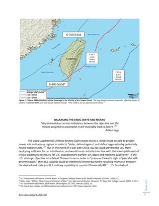 2015 anti access area denial | PDF
