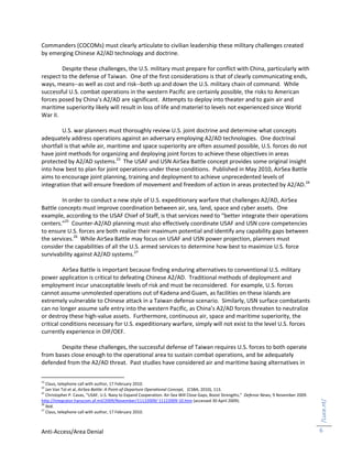 2015 anti access area denial | PDF