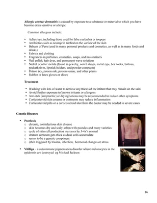 2015 a&p integumentary handout | PDF | Skin and Dermatology | Diseases ...