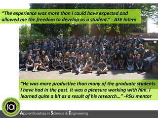 2015 ASE Orientation for Students - online version | PPT