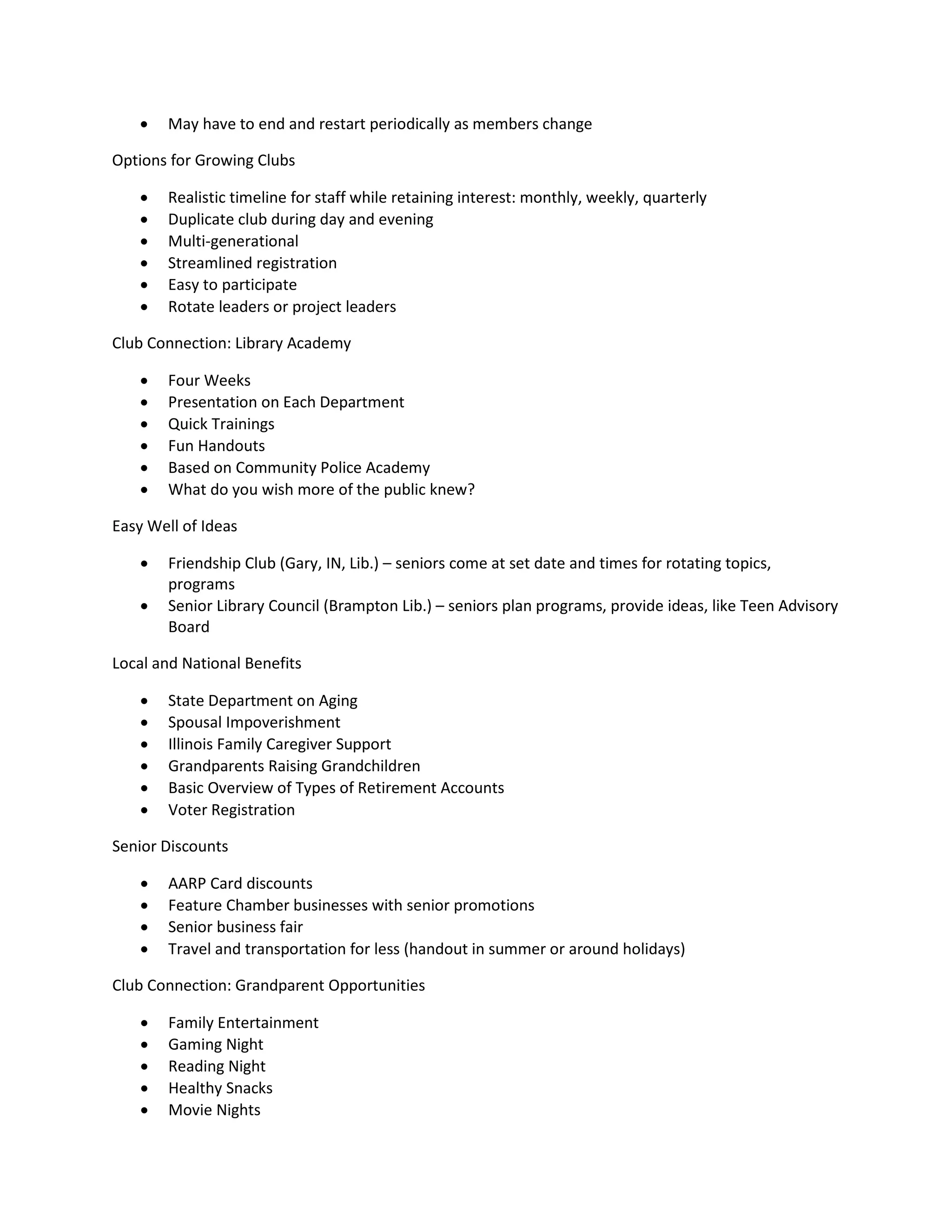 2015 Building Programs for Seniors Handout | PDF