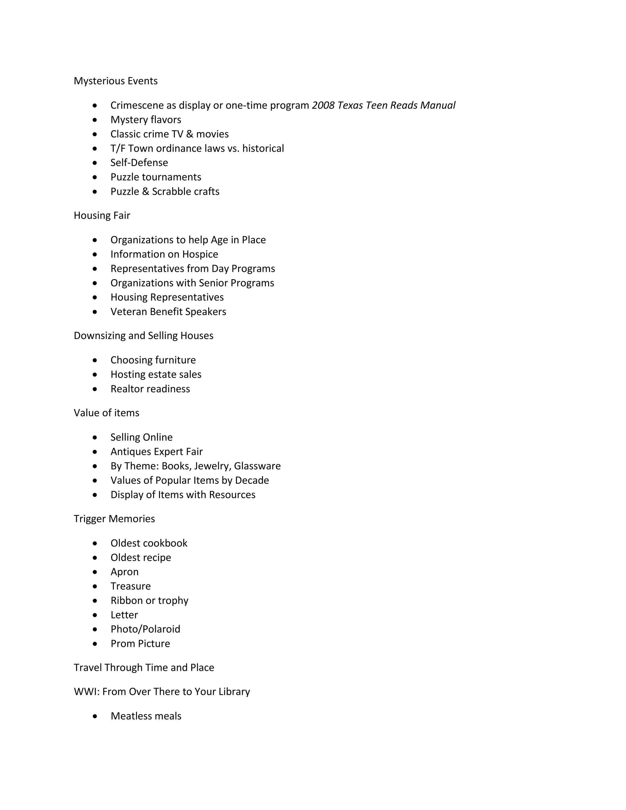 2015 Building Programs for Seniors Handout | PDF