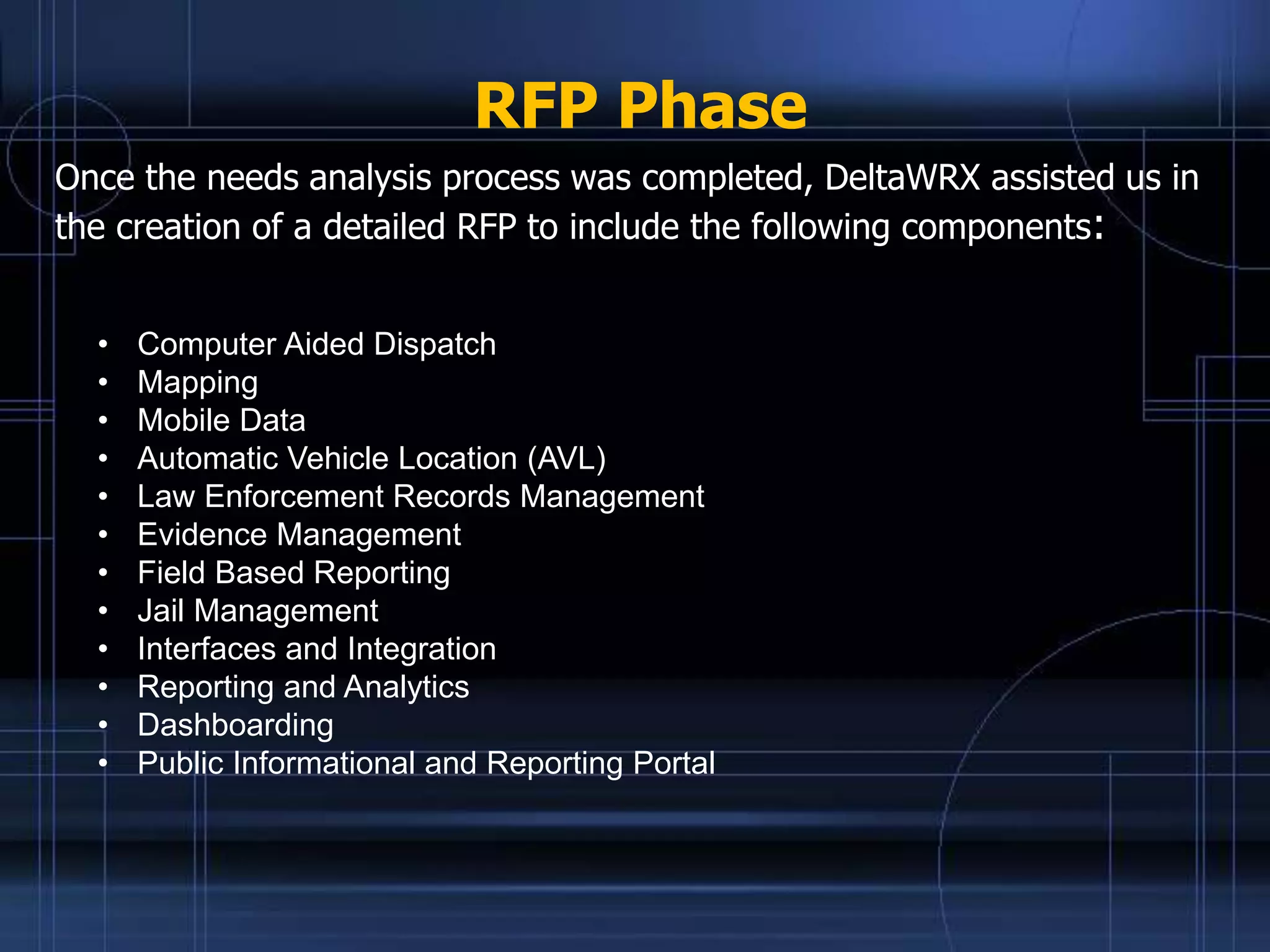 Computer-Aided Dispatch and Record Management System | PPTX