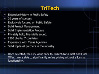 Computer-Aided Dispatch and Record Management System | PPTX