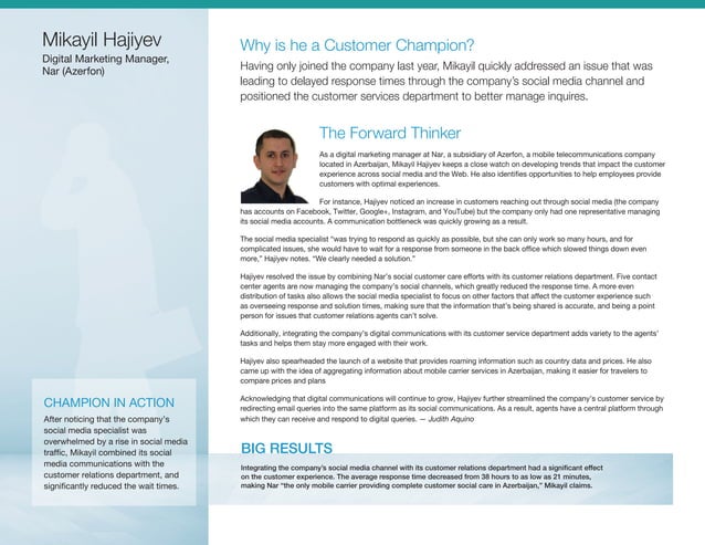 Meet our 2015 1to1 Media Customer Champions! | PPT