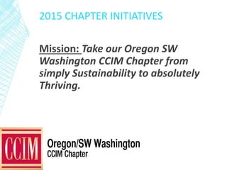2015 CCIM End-of-Year President's Message | PPT