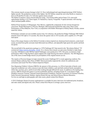 2015 Challenger Dream Giveaway® Has Started! Donate to Charity and ...