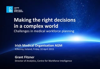 Challenges in medical workforce planning (2015) | PPT