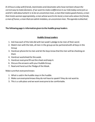 Character Building Program for Coaches and Their Teams | PDF