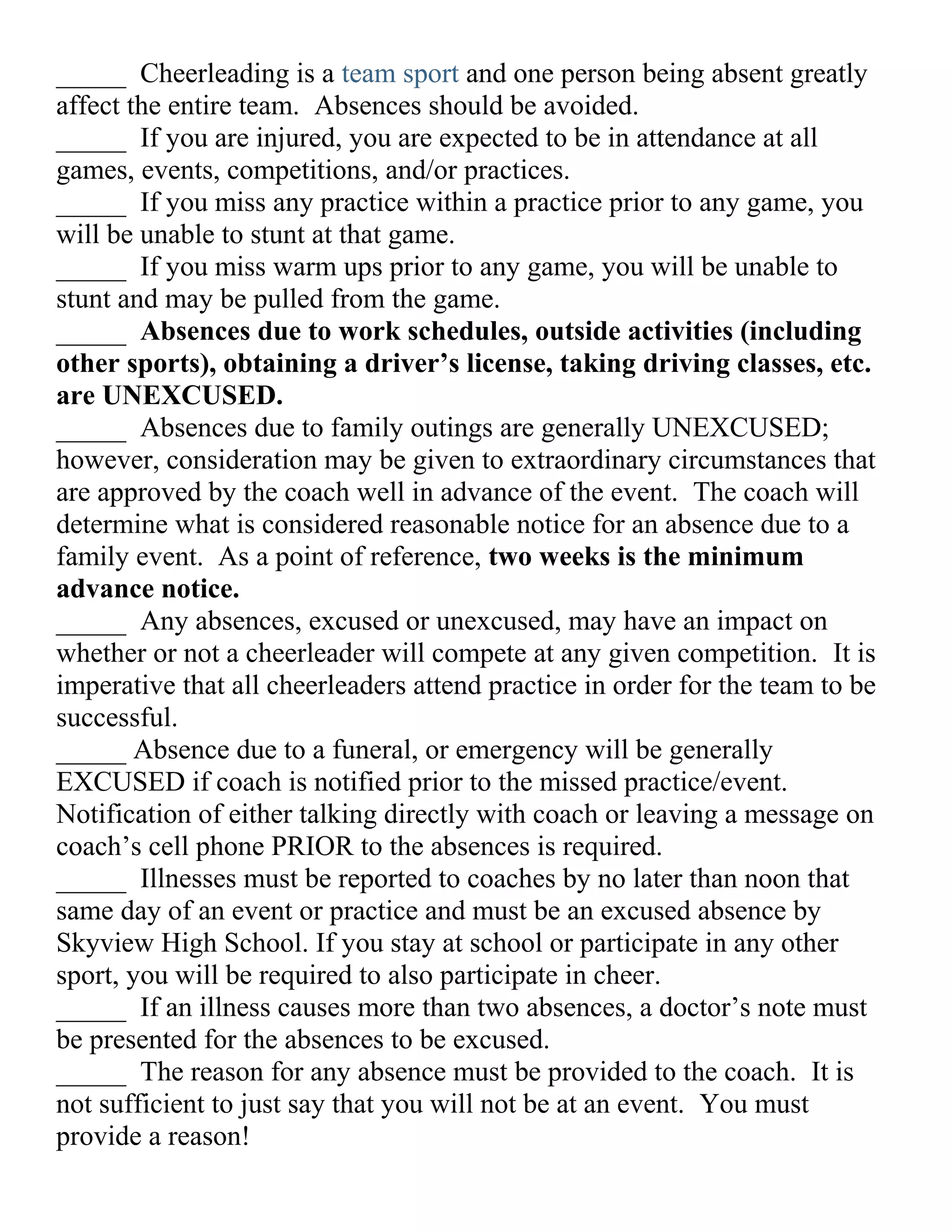 2015 cheer constitution | DOC