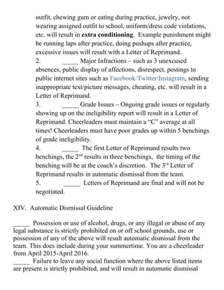 2015 cheer constitution | DOC