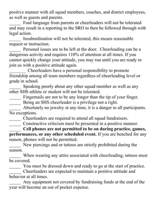 2015 cheer constitution | DOC