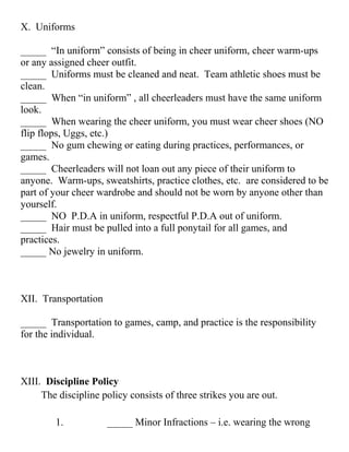 2015 cheer constitution | DOC