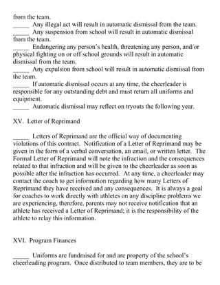 2015 cheer constitution | DOC