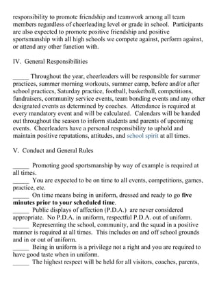 2015 cheer constitution | DOC