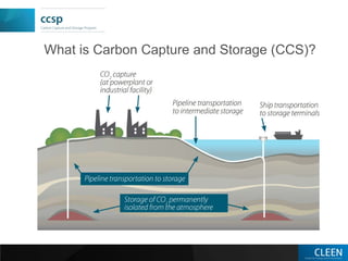 Carbon Capture and Storage (CCSP) research program overview | PDF