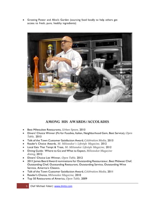 About Chef Michael Feker | PDF